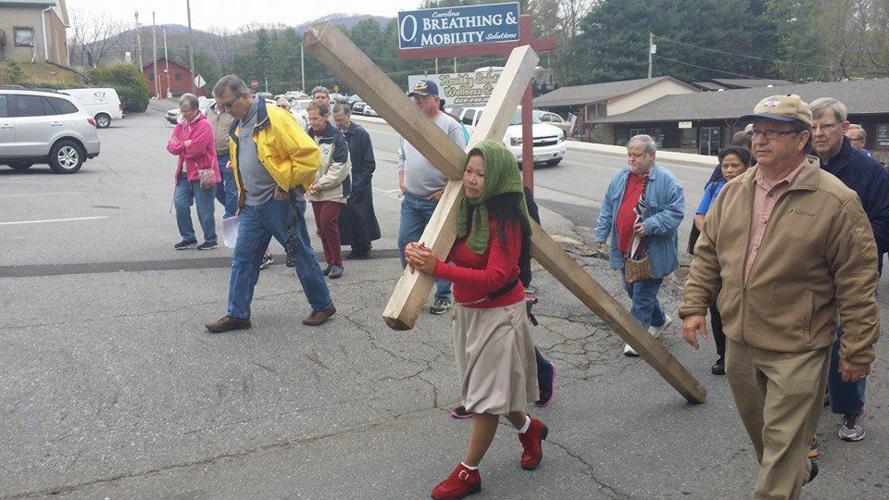 Good Friday Cross Walk | | themountaineer.com