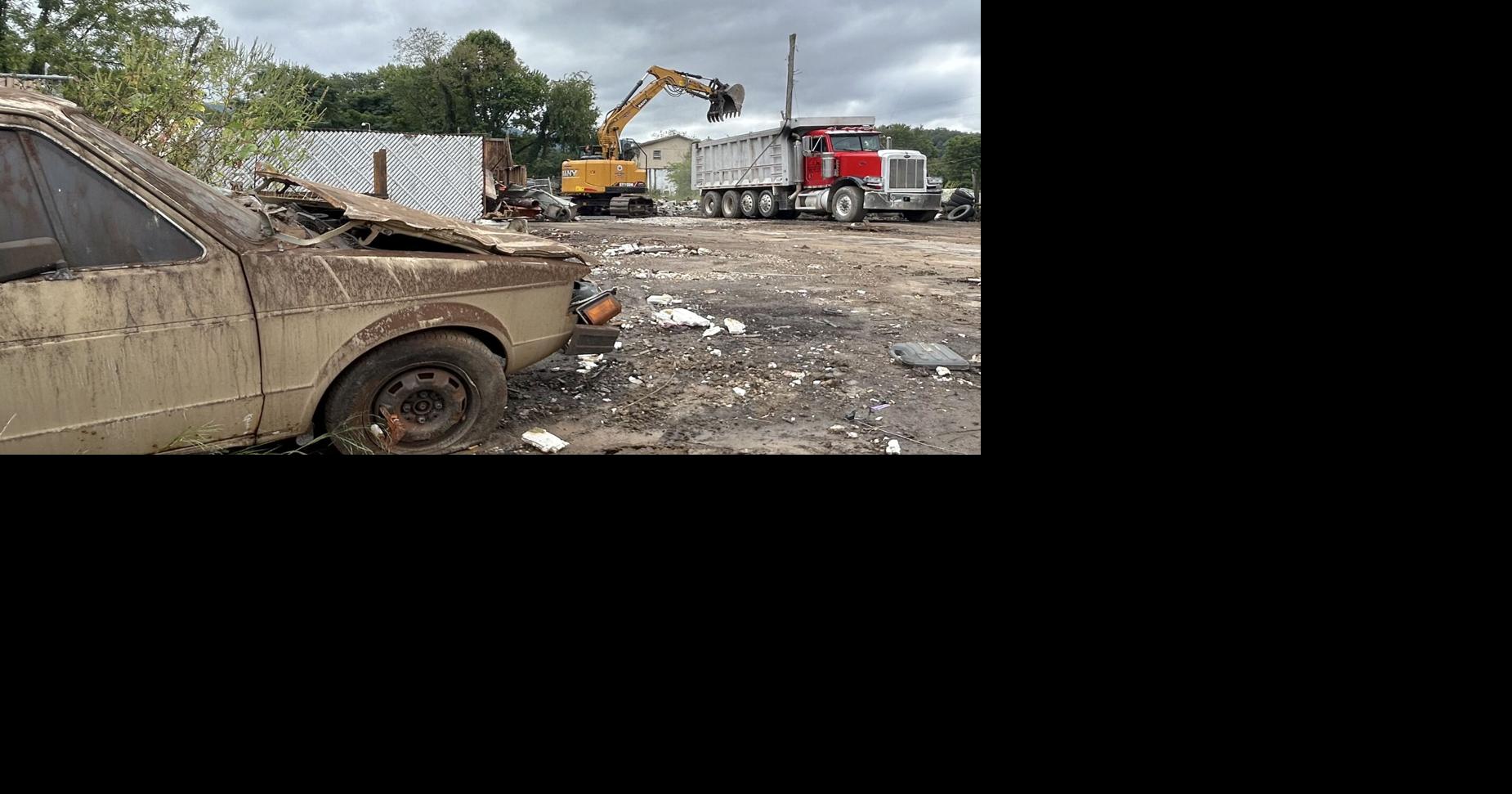 Sutton Automotive building demolished, but junk vehicles remain | News ...