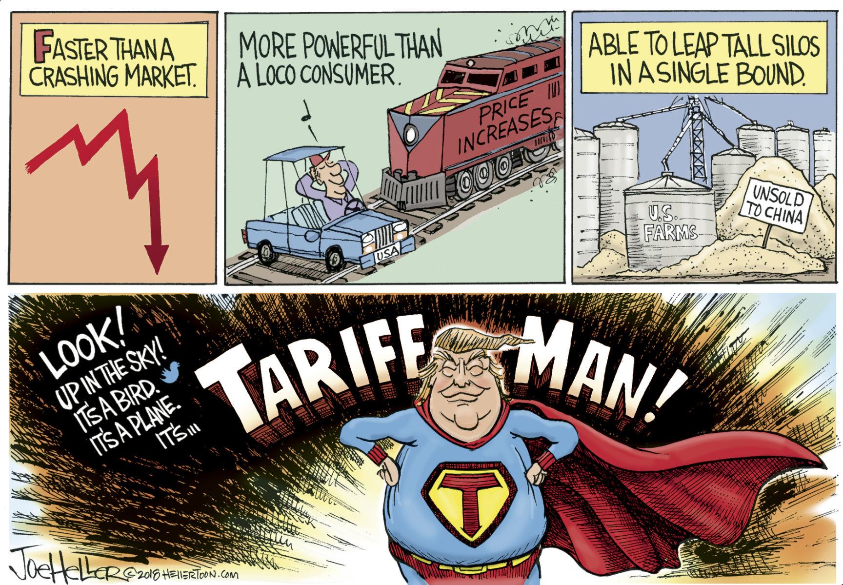 Tariff man | Cartoons | themountaineer.com