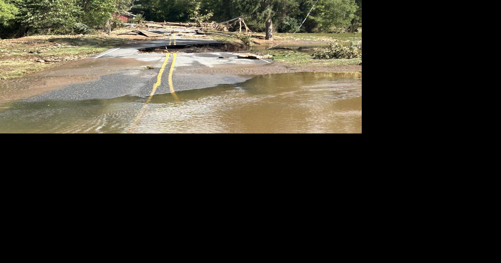 Flooding washes out bridges and roads in Cruso and Bethel | News ...