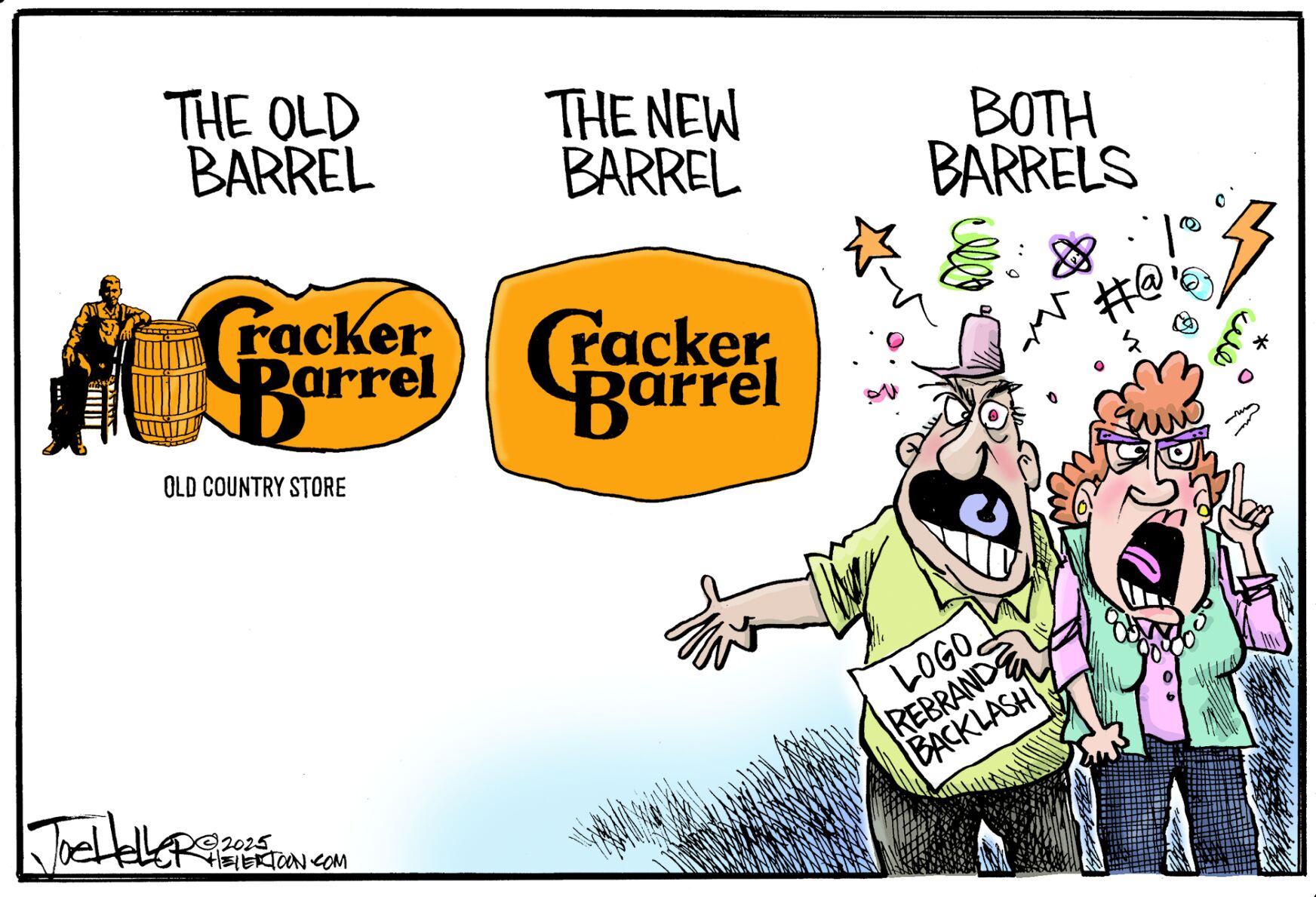 Editorial Cartoon: Letting 'em have it at Cracker Barrel | Opinion | themountaineer.com