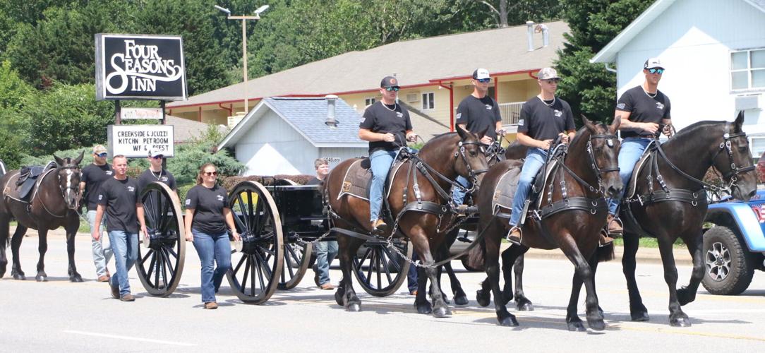Elite mounted troopers train for horse-drawn funerals in Maggie Valley ...