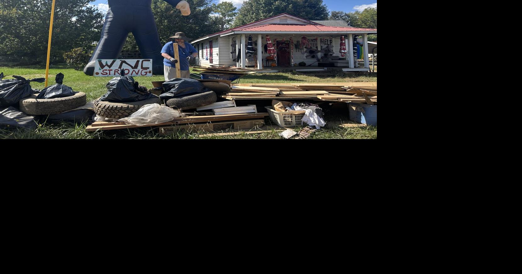 Thief steals 25-foot tall Halloween decoration from Hazelwood flood ...