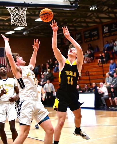 Tuscola basketball second round at Mount Tabor halftime photos ...