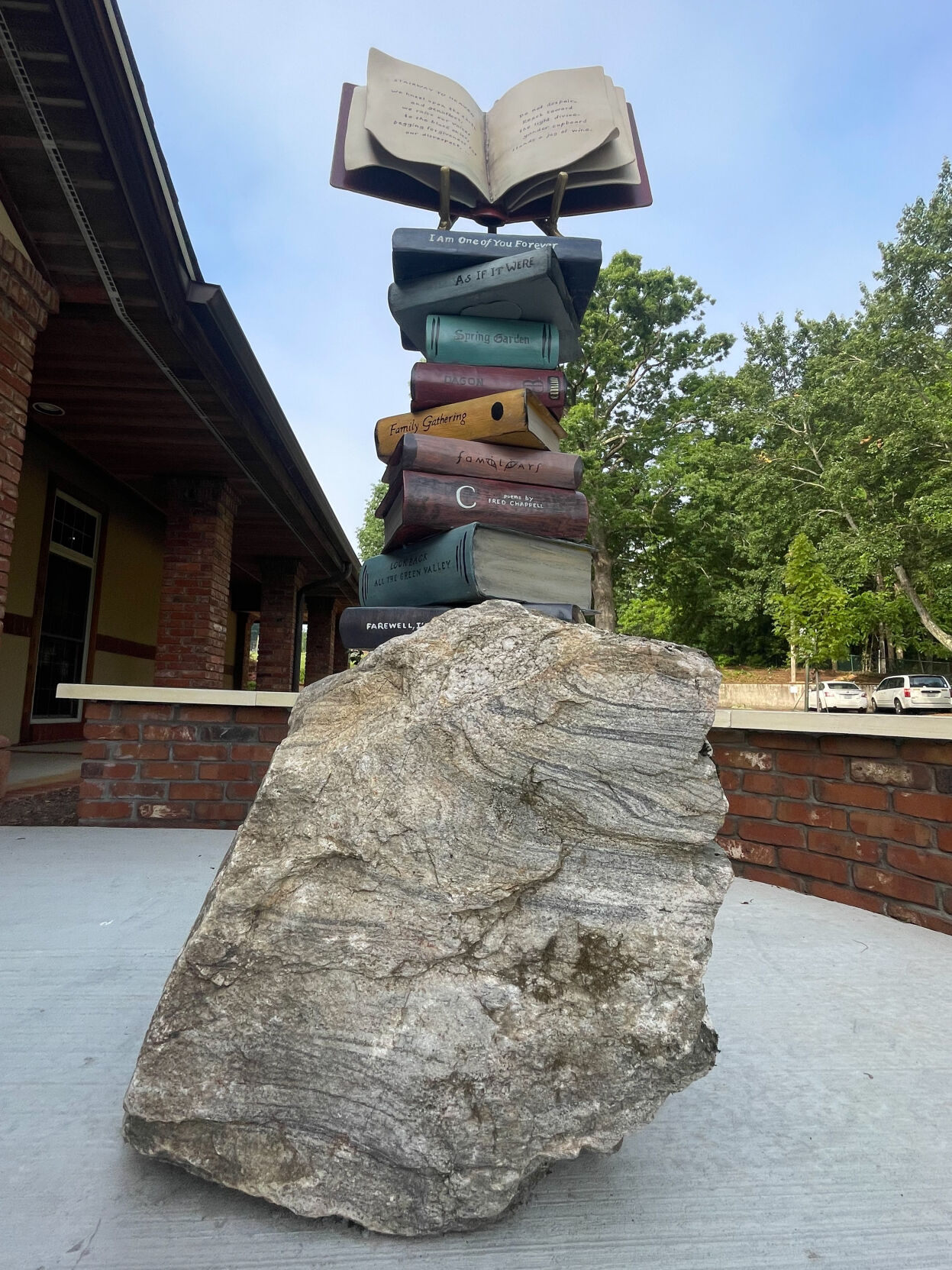 Library sculpture honors famous Canton poet: Artist captures joy of ...