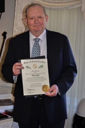 Swanger receives Order of the Long Leaf Pine | News | themountaineer.com