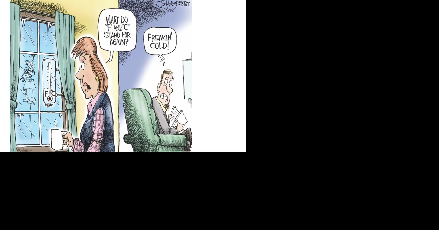 Editorial Cartoon: Freakin' Cold | Cartoons | themountaineer.com