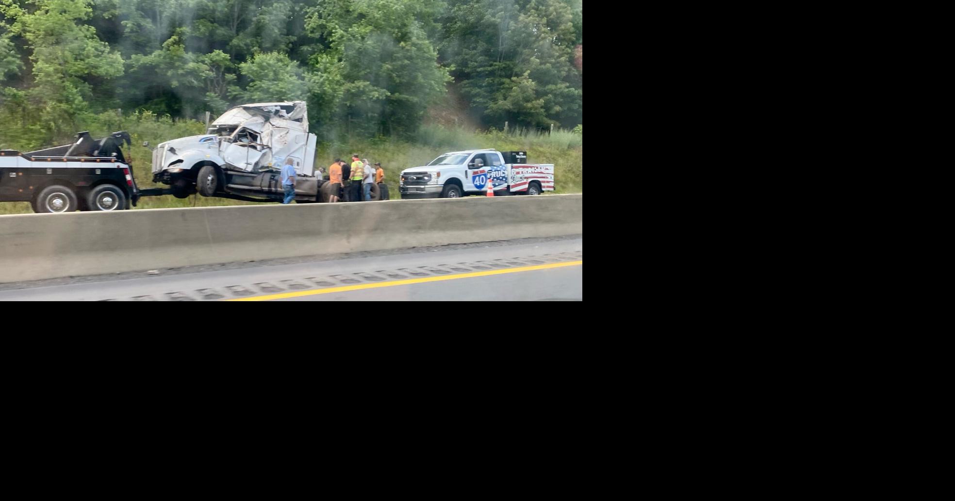 Tractor trailer roll-over on I-40 causes day-long backups | News ...