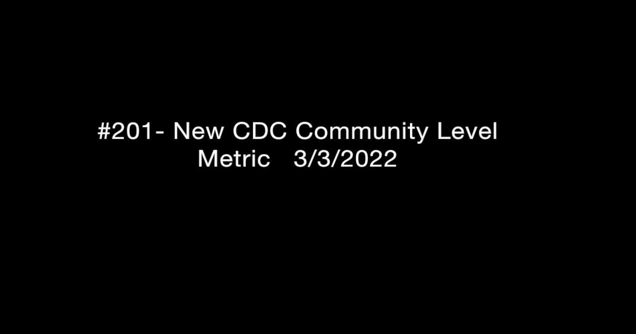 New CDC community level metric | News | themountaineer.com