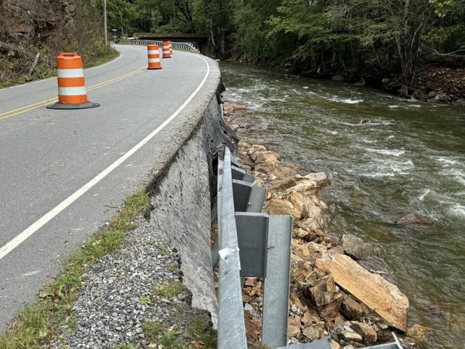 Cruso suffers landslides, collapsed roads and washed out bridges | News ...