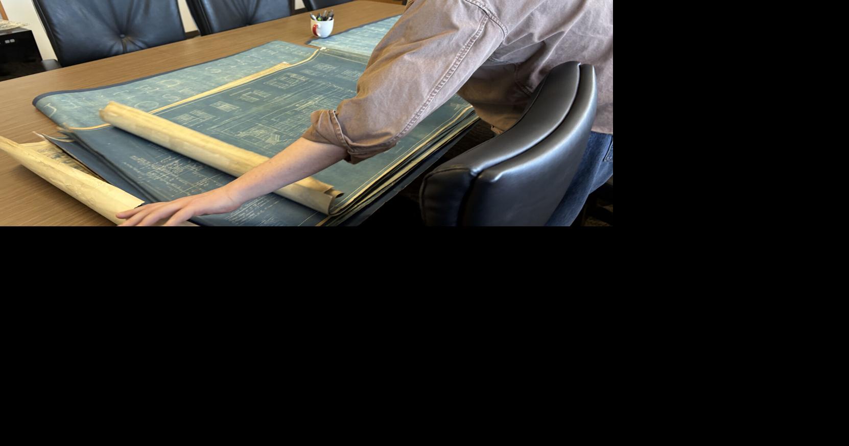 100-year-old blueprints to the Waynesville post office unexpectedly ...