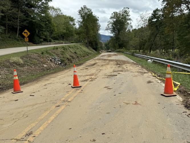 Cruso suffers landslides, collapsed roads and washed out bridges | News ...