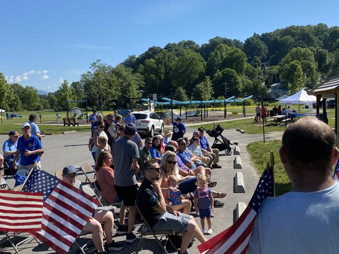 Kiwanis opens nature area, celebrates tot lot updates at Waynesville ...