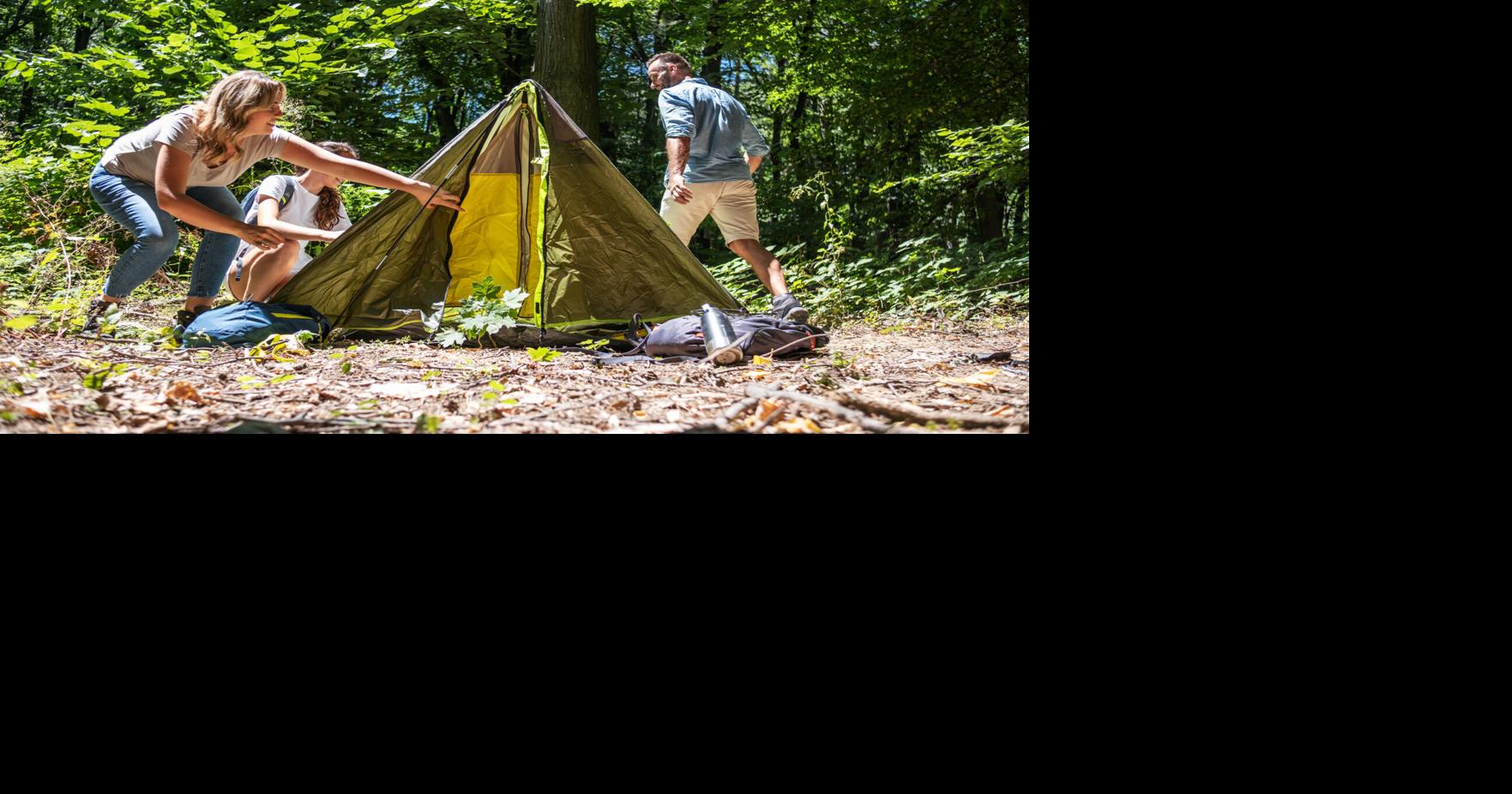 Learn to set up camp on trail on "practice" backpacking hike | Outdoors ...