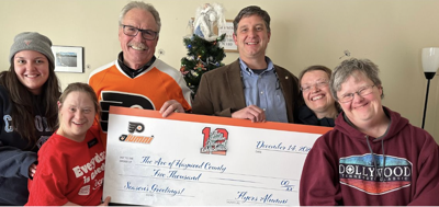 Arc of Haywood County receives donation thanks to pro hockey connection ...