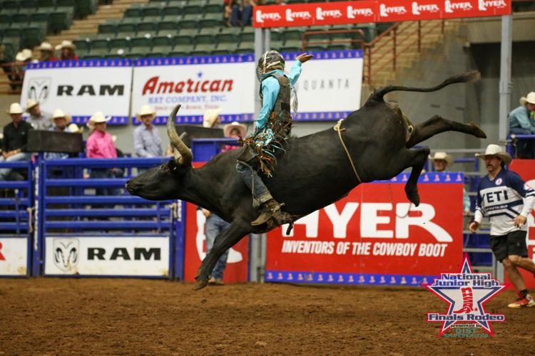 Longest eight seconds of his life: Teen bull rider places second at ...