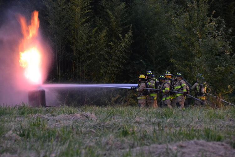 Fire fighters train with propane tank fire | News | themountaineer.com