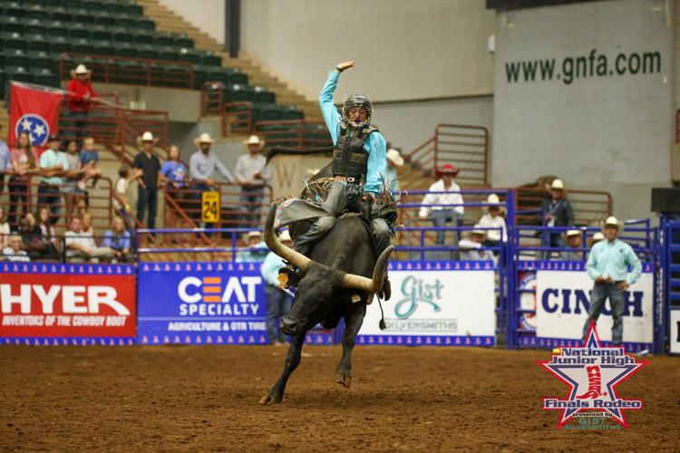 Longest eight seconds of his life: Teen bull rider places second at ...