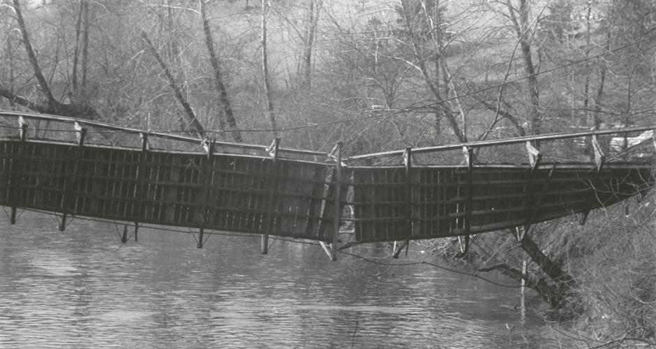The Pigeon River: Before bridges, crossing was dicey | Haywood History ...