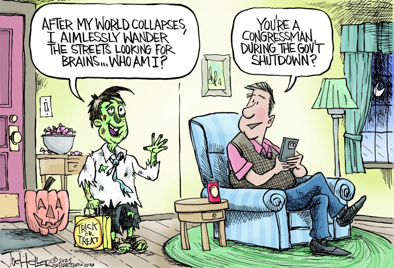 Editorial Cartoon: Spooky characters roaming the streets | Opinion ...