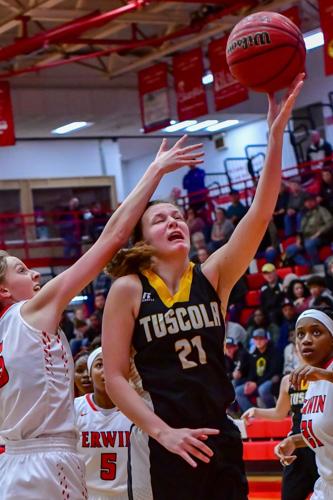 Photos: Tuscola boys and girls basketball fall at Erwin in regular ...