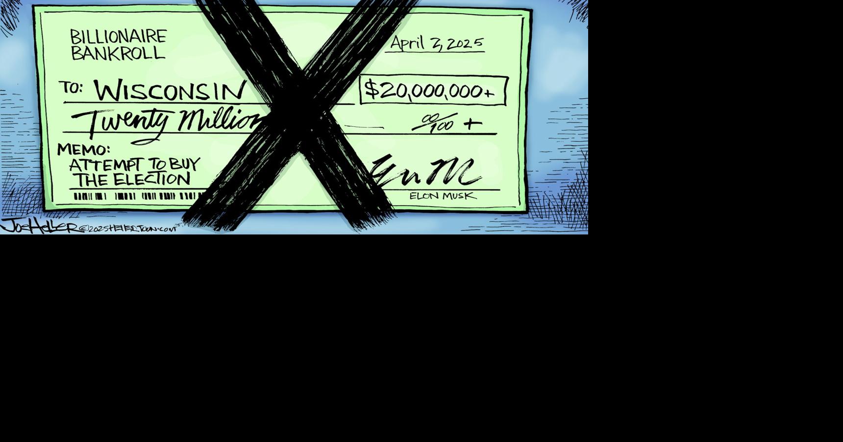 Editorial Cartoon: Buying Wisconsin? | Cartoons | themountaineer.com