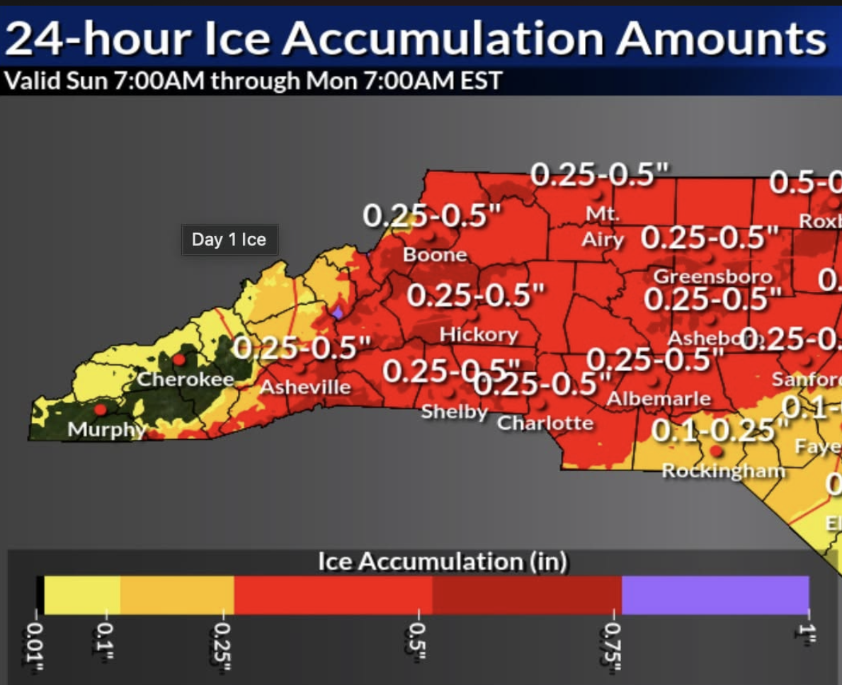 Ice warning issued, road conditions worsen overnight Saturday | News ...