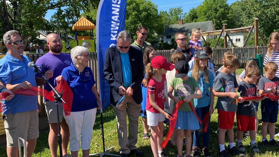 Kiwanis opens nature area, celebrates tot lot updates at Waynesville ...
