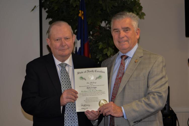 Swanger receives Order of the Long Leaf Pine | News | themountaineer.com