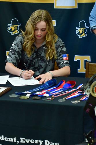 Alea Boyd signing with Lindsey Wilson College for Archery | Sports ...