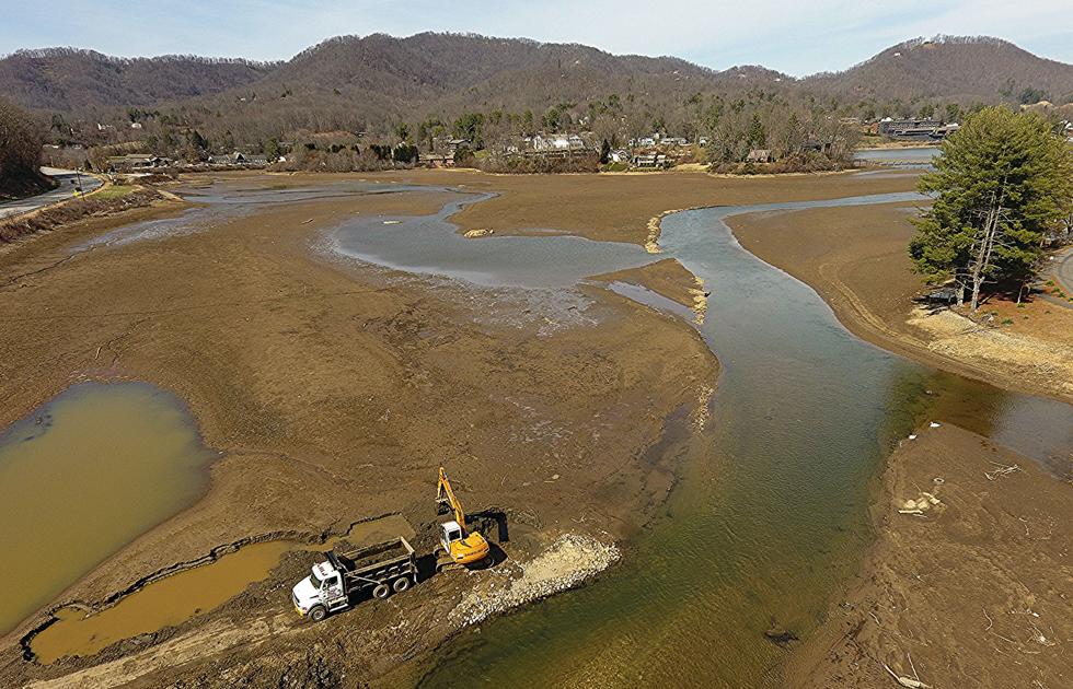 Lake Junaluska sediment dig foiled by floods | News | themountaineer.com