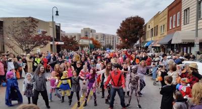 Zombie flash mob brings Thriller to the streets this Halloween | Life ...