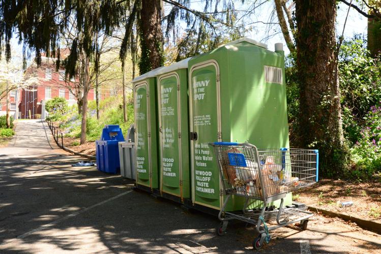 Double-edged sword: Porta potties brought in for homeless during ...