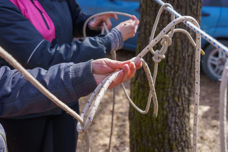 Perfect your knot-tying techniques to stay safe while hiking or camping ...