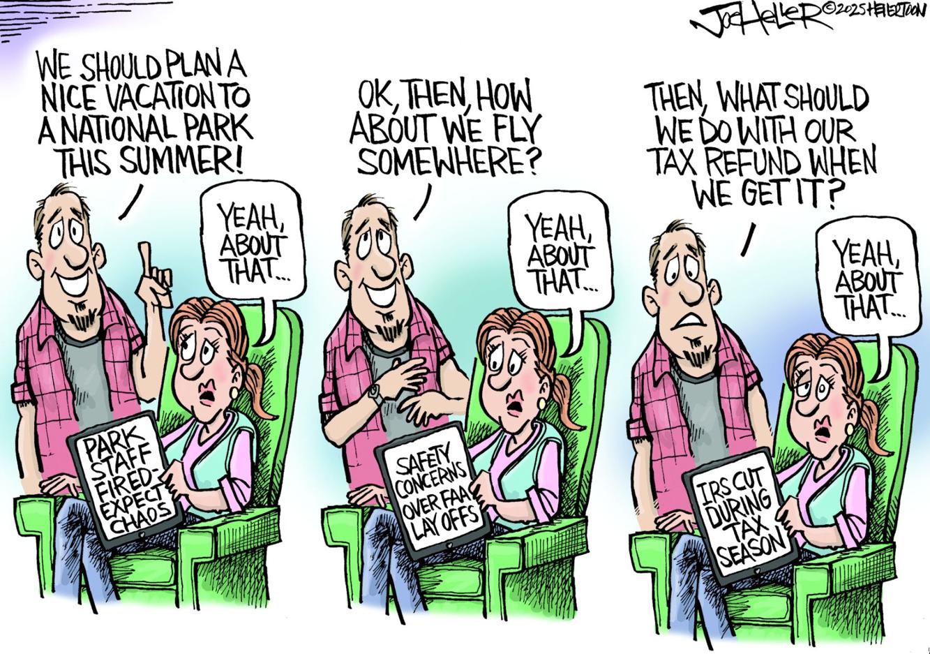 Editorial Cartoon federal cuts | Cartoons | themountaineer.com