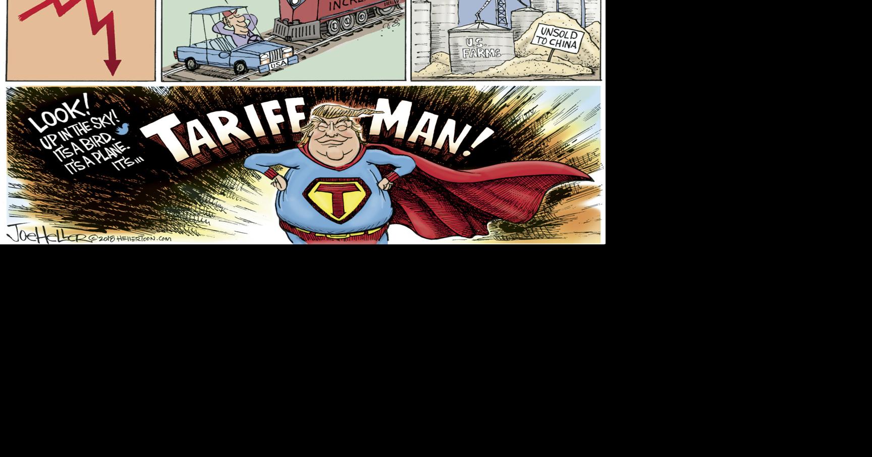 cartoon tariff man | Cartoons | themountaineer.com