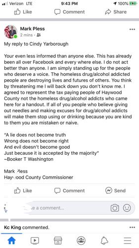 Commissioner defends social media conduct | News | themountaineer.com