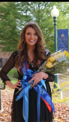 Emily Rhea crowned Mars Hill University homecoming queen | Honors ...