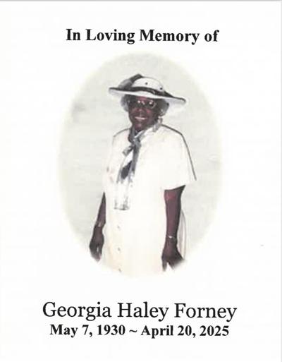 Georgia Haley Forney | Obituaries | themountaineer.com
