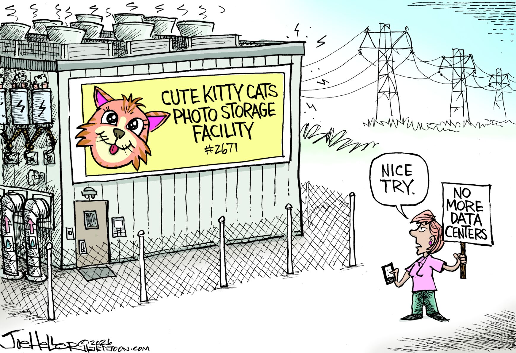 Editorial Cartoon data centers.jpeg | Cartoons | themountaineer.com