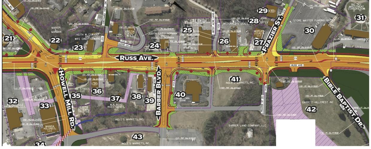 Detailed list of Russ Avenue right of way takings | | themountaineer.com