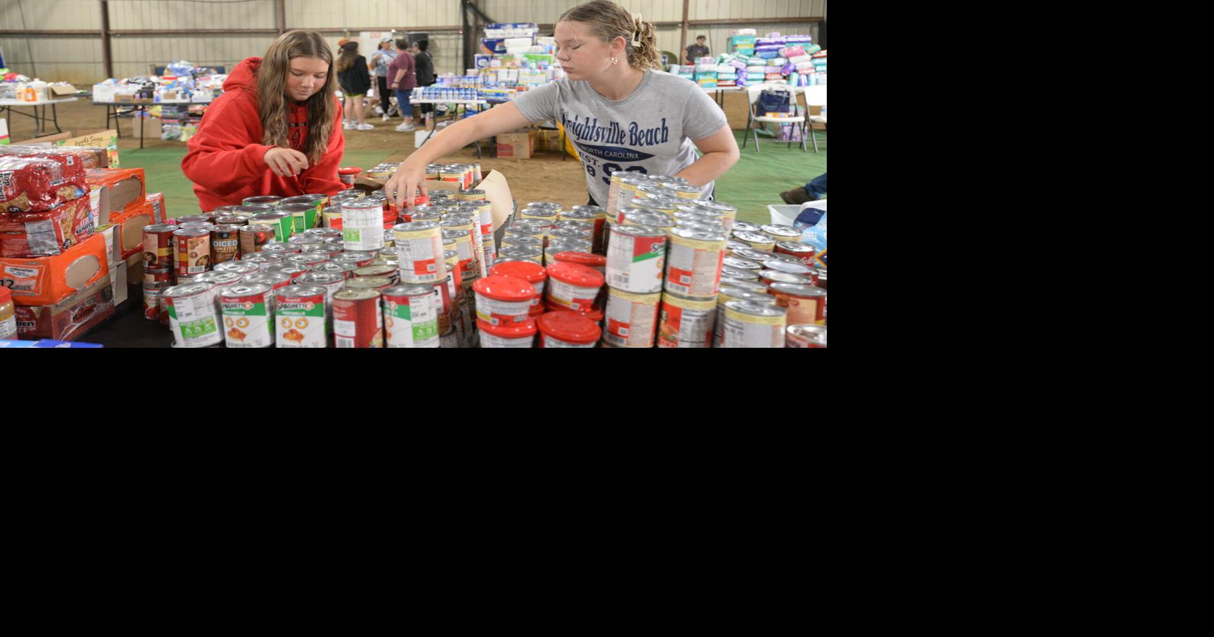 Supply train for storm victims running full throttle at Canton ...
