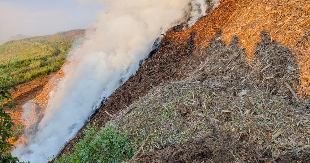 muck heap fire