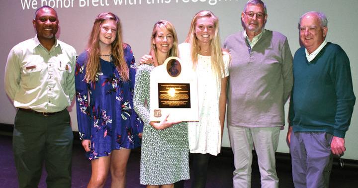 Brett Beasley posthumously receives John R. McGuire Award | Local News ...