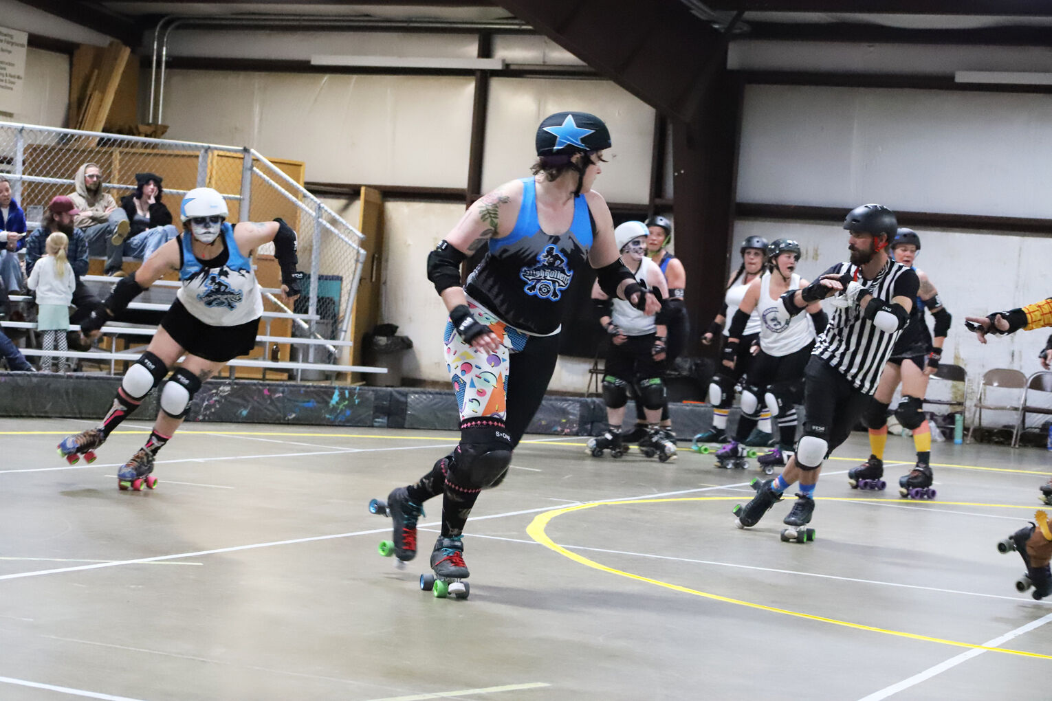 Marigolds Dominate Sugar Skulls in Roller Derby Match | Local News | themountainmail.com