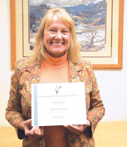 Cara Russell receives January HEAL Award | Community | themountainmail.com