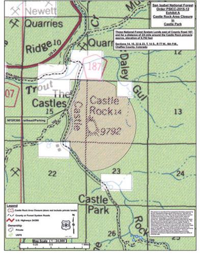 Eagle nest restricts access to Castle Rock Garden | Free Content ...