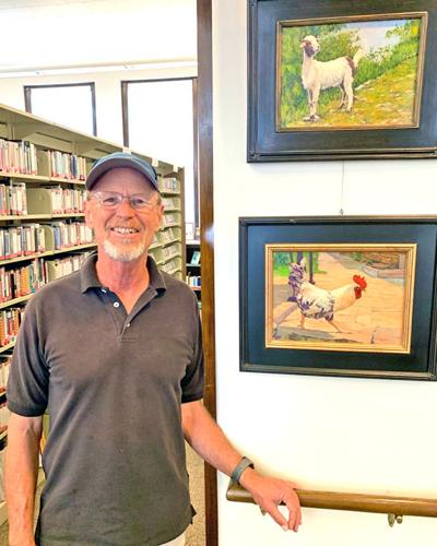 Escapule shows paintings at library | Local News | themountainmail.com