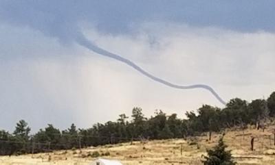 Funnel cloud seen from Cotopaxi | Free Content | themountainmail.com