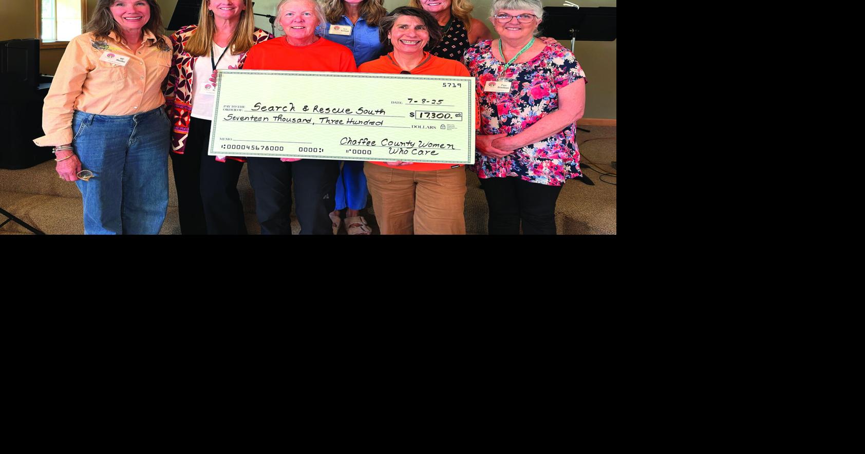 Chaffee Women Who Care give $17,300 to Search and Rescue | Local News ...
